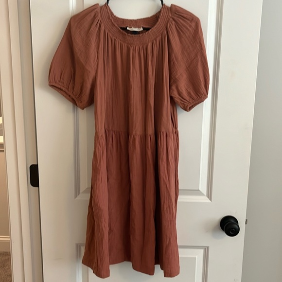 Universal Thread | Dresses | Universal Thread Gauze Burnt Orange Dress ...